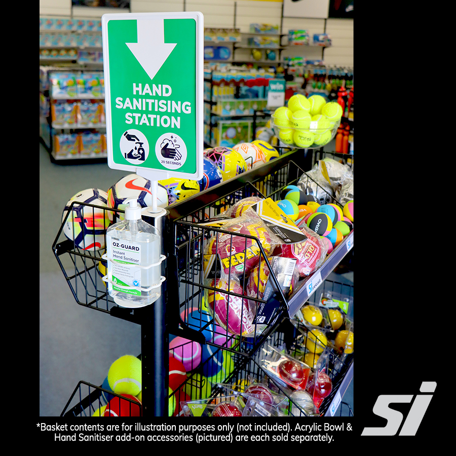Impulse Display Baskets on Wheels | SI Retail